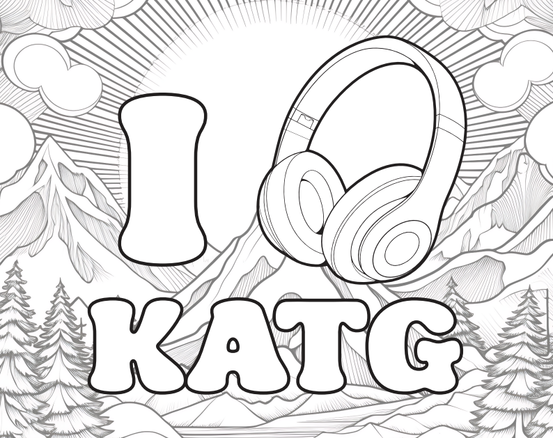 KATG Coloring Book - kick – Keith and The Girl Store